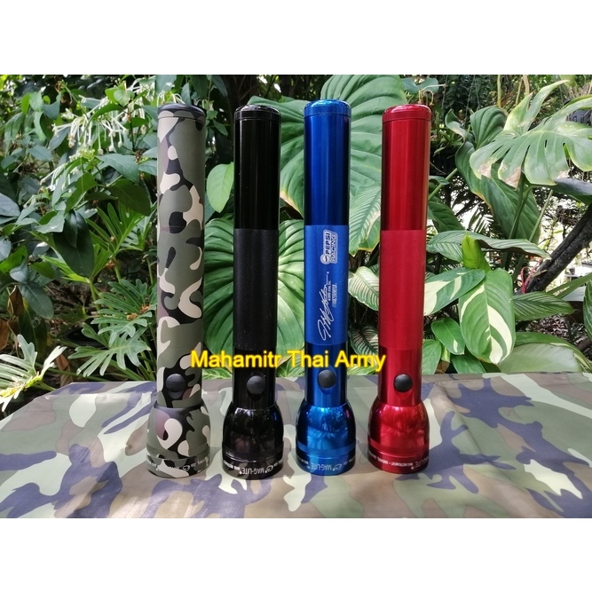 ไฟฉาย MAGLITE ขนาด 3D สีลายพราง , สีดำ , สีน้ำเงิน , สีแดง | Shopee ...