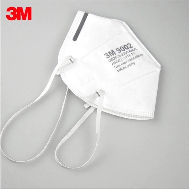 หน้ากาก 3M 9002 แท้ 💯 (1ชิ้น) ป้องกันฝุ่นละออง PM 2.5 และสารเคมี รุ่นคล้องศรีษะ | Shopee Thailand