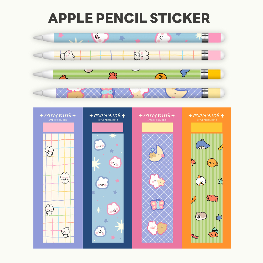 Apple Pencil Sticker ( Gen 1/2 ) สติกเกอร์สำหรับปากกา iPad | maykids ...