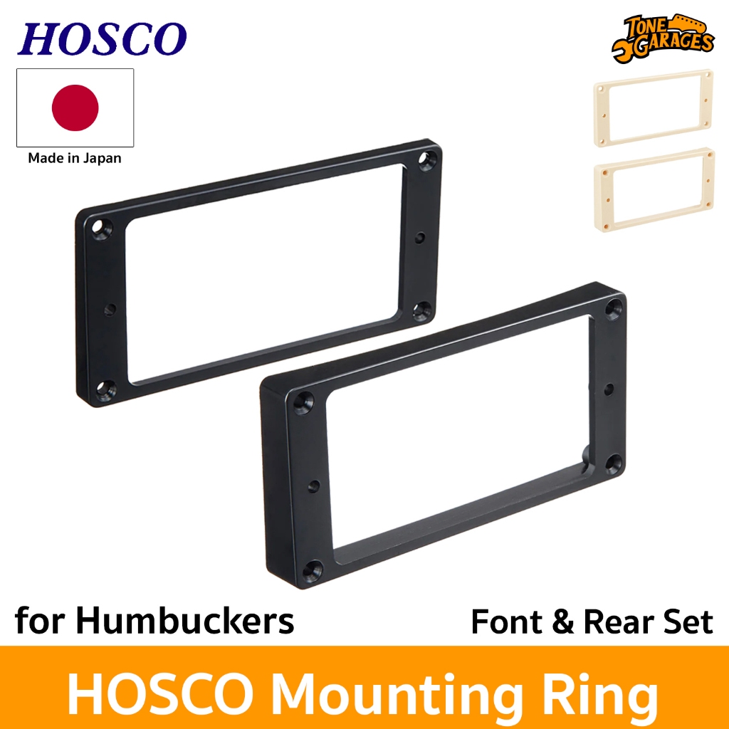Hosco Mounting Ring for Humbuckers Front & Rear Set กรอบปิ๊กอัพ ขอบยึดปิ๊กอัพ กีต้าร์ไฟฟ้า Made ...