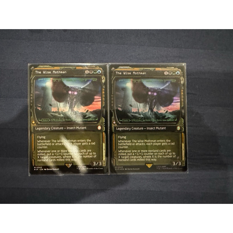 MTG Universes Beyond: Fallout Variants: The Wise Mothman (0343 - Pip ...