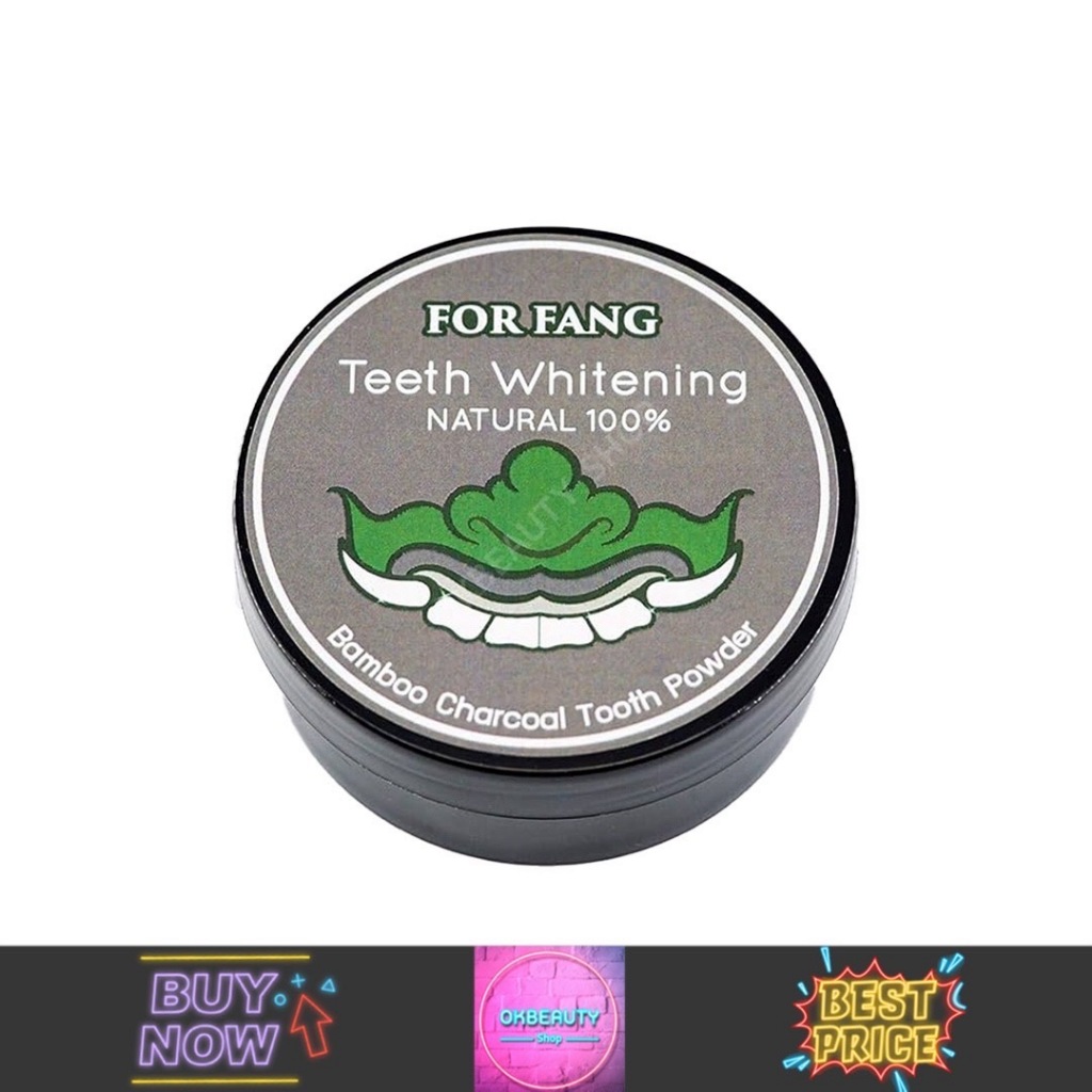 For Fang Tooth Powder ฟ.ฟาง ผงขัดฟันชาร์โคล (5g.) | Shopee Thailand