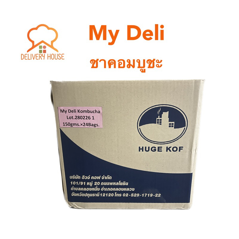 ชาคอมบูชะ My Deli ยกลัง 24 ถุง | Shopee Thailand