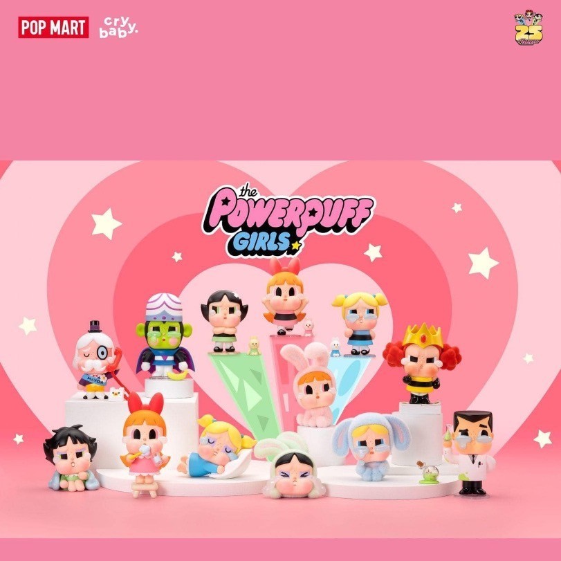 พร้อมส่ง แบบสุ่ม Model Cry Baby x Power puff girls งานลิขสิทธิ์ของแท้ ...