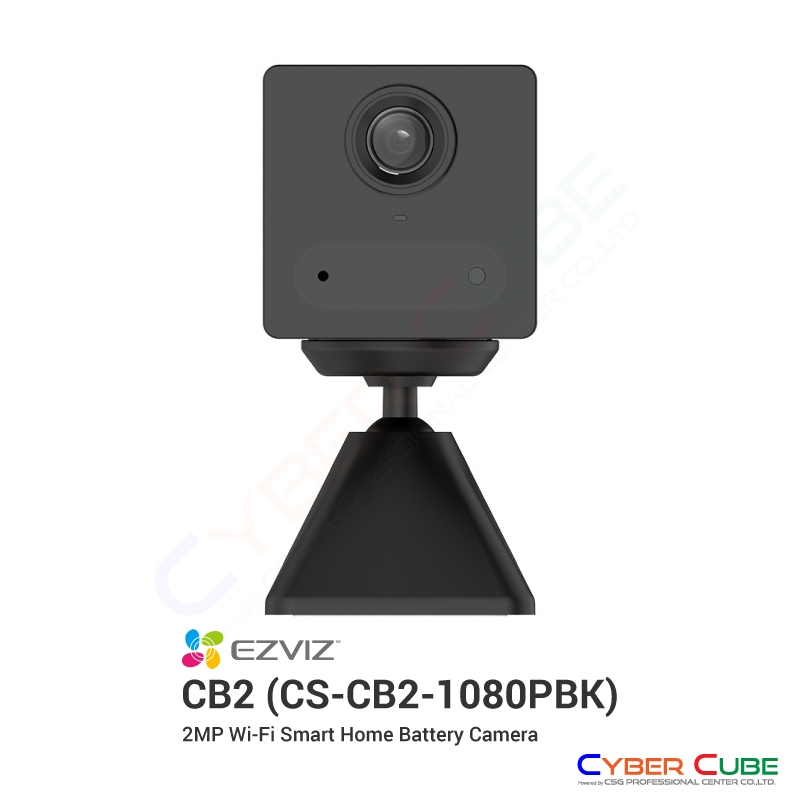 EZVIZ CB2 1080P 2MP Wi-Fi Smart Home Battery Camera USB Type C (Black ...