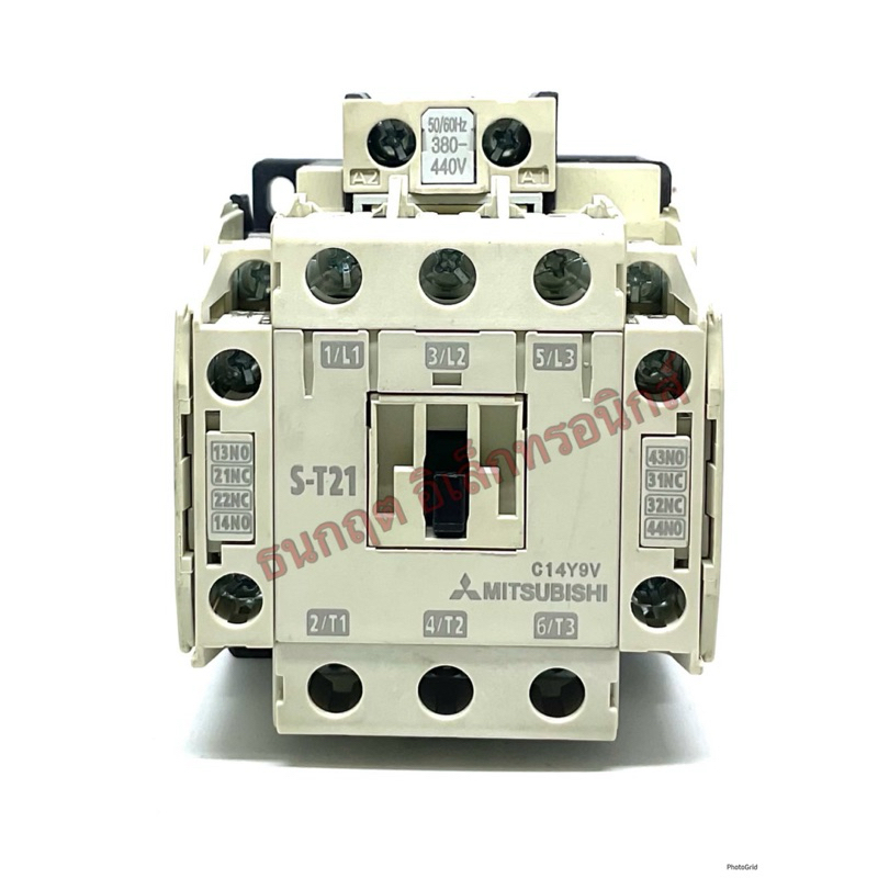 S-T21 ST21 lth=32A 380-440VAC ยี่ห้อ MITSUBISHI แมกเนติก คอนแทคเตอร์ MAGNETIC CONTACTOR พร้อมส่ง ...