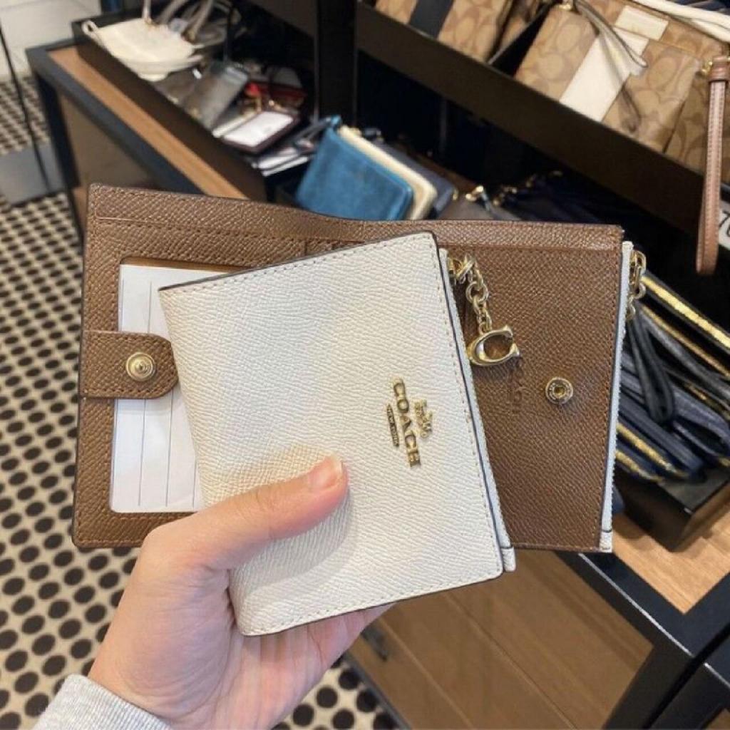 Snap Card Case In Signature Canvas F78002 F73867 91058 ผู้หญิง กระเป๋า ...