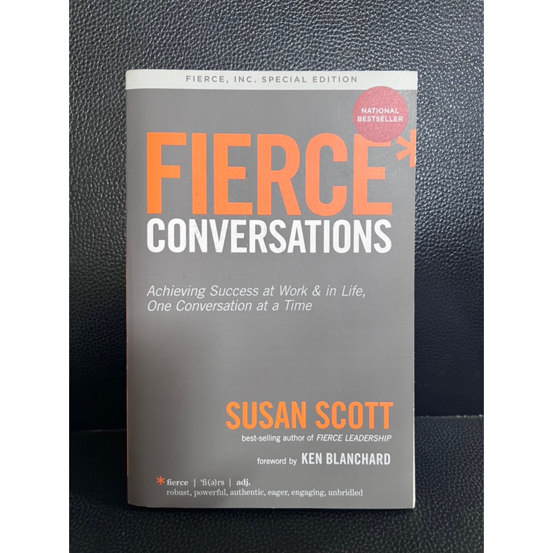 (พร้อมส่ง)หนังสือภาษาอังกฤษ Fierce Conversations by Susan Scott:R3 ...