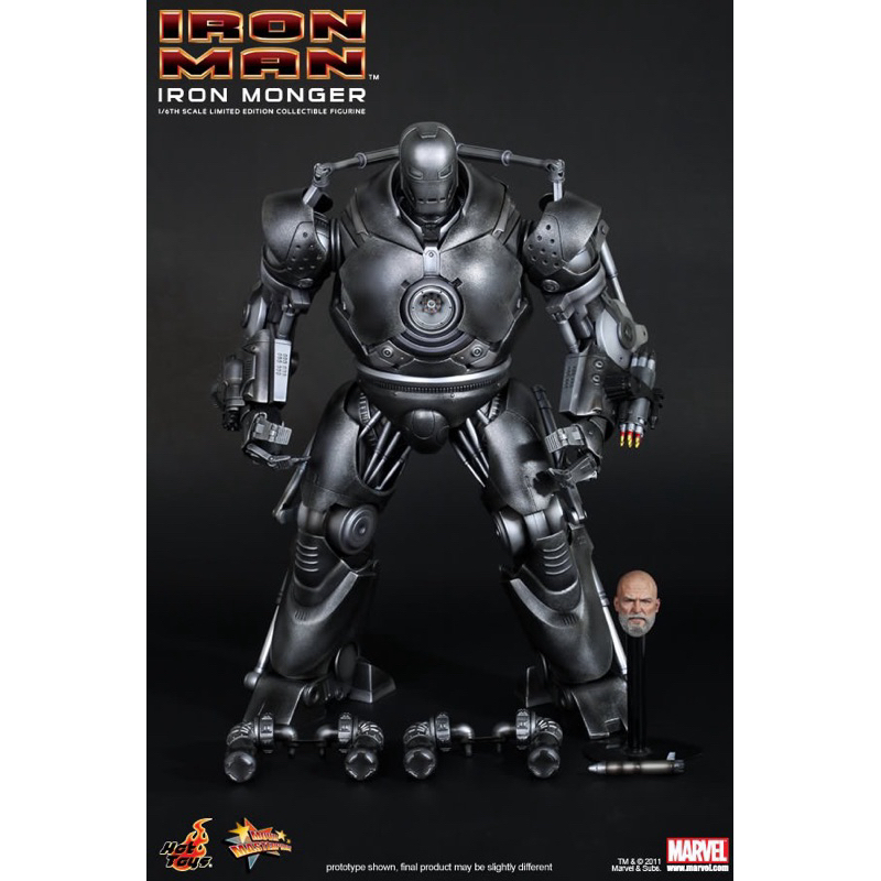 (ใหม่-เปิดแค่กล่องน้ำตาล)HOT TOYS MMS 164 IRON MAN – IRON MONGER ...