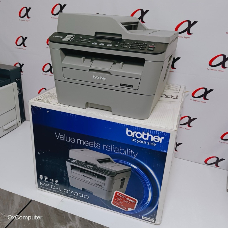 Brother MFC- L2700D มือสอง พร้อมใช้งาน หมึกดรัม ใหม่100% สายไฟ สายUSB ...