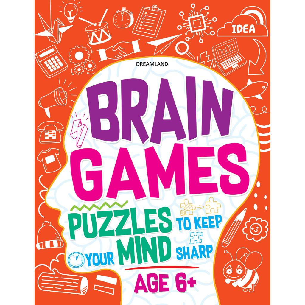(Age6+) Brain Game Activity Book / Workbook for kindergerten หนังสือ ...