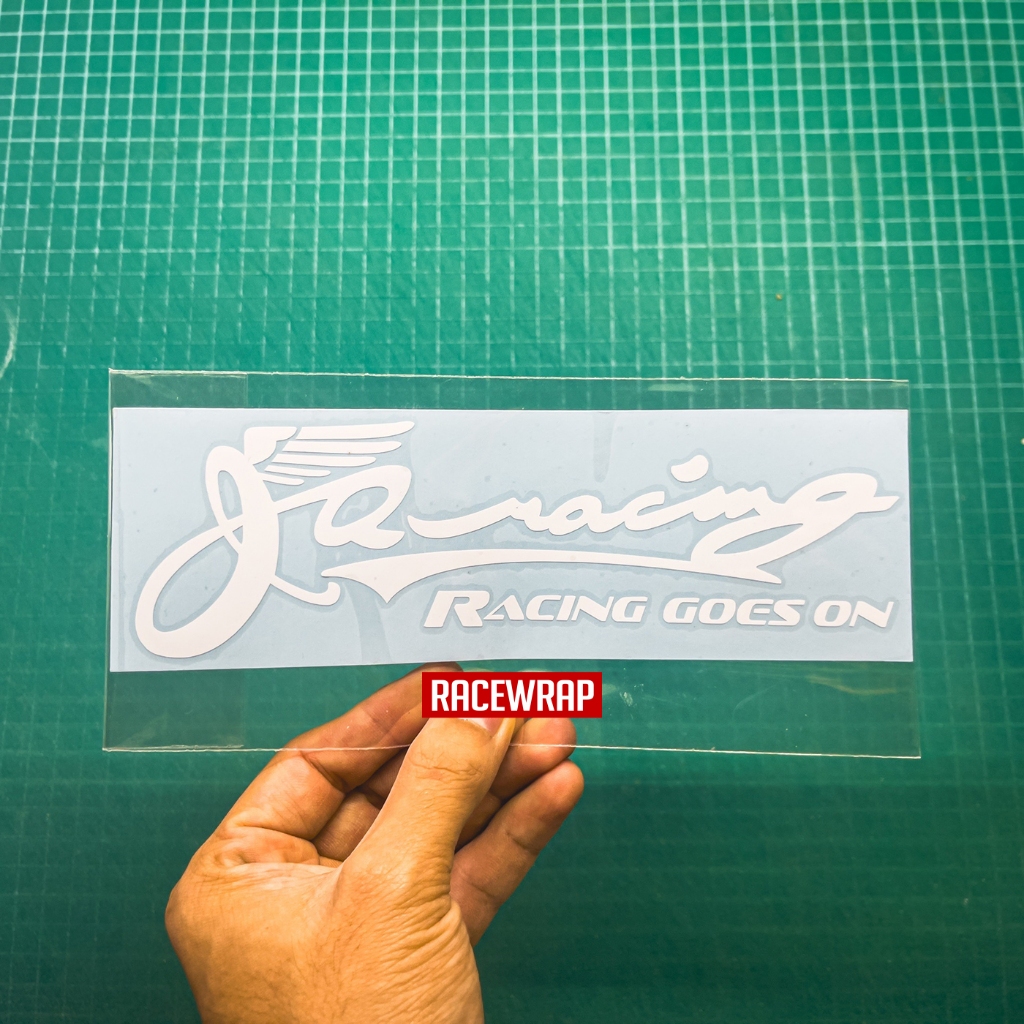 สติกเกอร์ JS RACING GOES ON แต่งรถ honda decal racing ของแต่งรถ ...