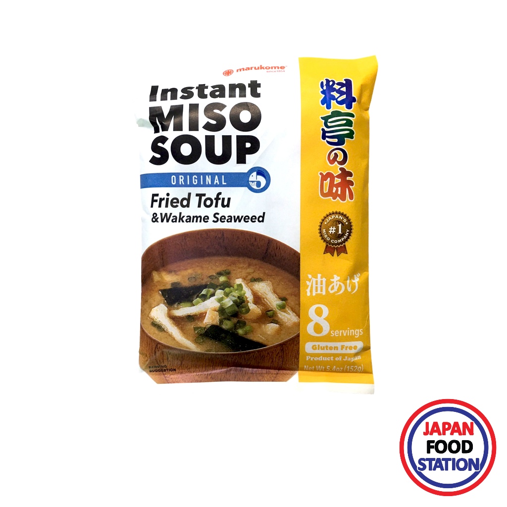 MARUKOME RYOTEI NO AJI MISO SOUP FRIED TOFU 152G (13957) ซุปมิโสะกึ่งสำเร็จรูปผสมเต้าหู้ทอด ...