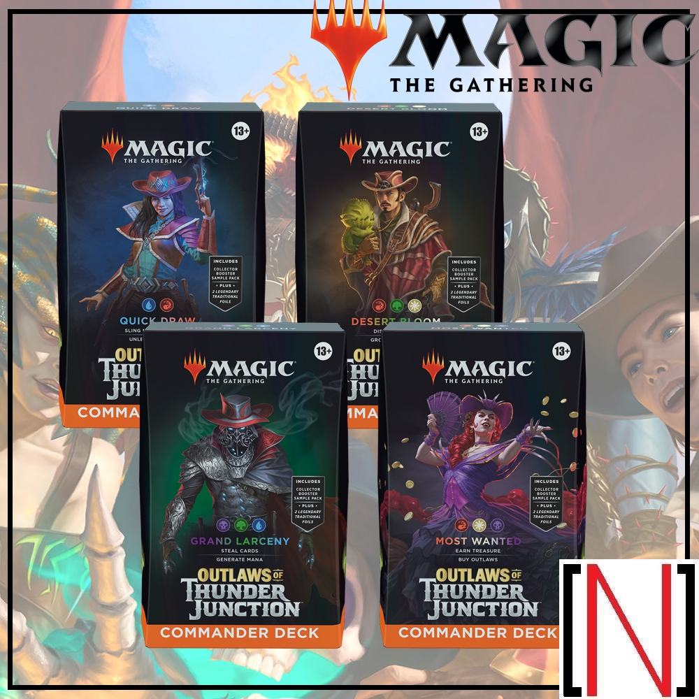[MTG] Outlaws of Thunder Junction Commander Deck [ภาษาอังกฤษ] | Shopee ...