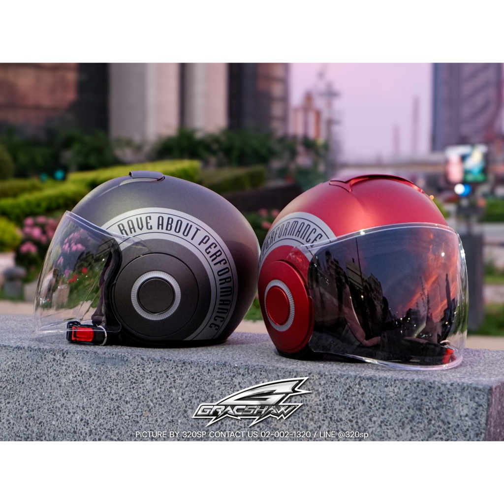 หมวกกันน็อคครึ่งใบ GRACSHAW G828 GLAXUS H.D ลดแรง!! ส่งไว!! SP BIKE ...