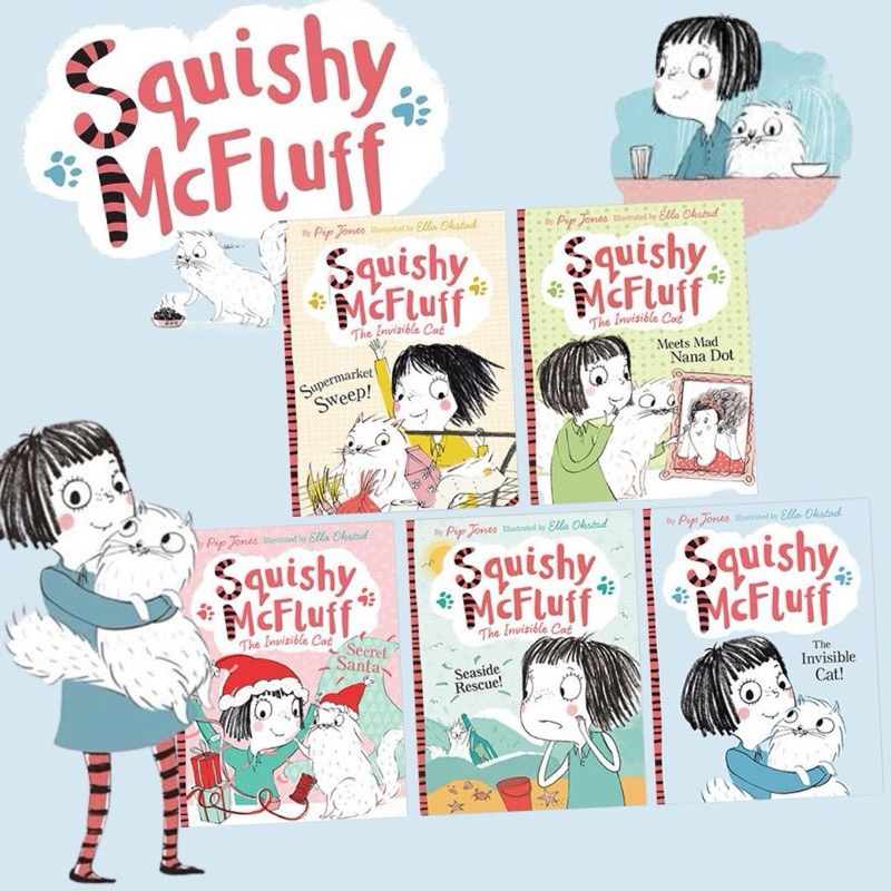 Squishy McFluff...the invisible cat หนังสือภาษาอังกฤษ สำหรับหัดอ่าน ...