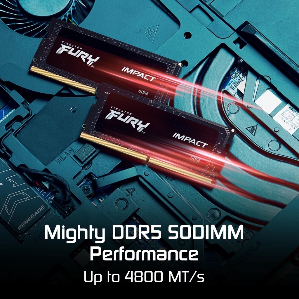 Kingston FURY IMPACT DDR5 Notebook RAM SODIMM 4800/5600Mhz (8GB/16GB/32GB) 1.1V Gaming RAM ...