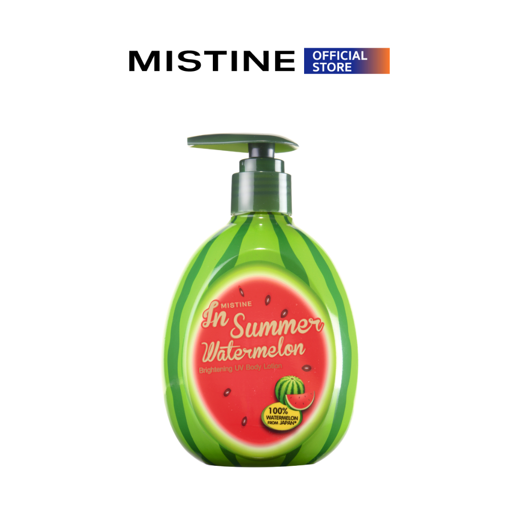 MISTINE IN SUMMER WATERMELON BRIGHTENING UV BODY LOTION 300 ML. (โลชั่น ...