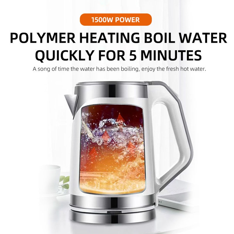 SHARP กานำ้ร้อนไฟฟ้า กาต้มน้ำไฟฟ้า ขนาด 2.0L 304 สแตนเลส ความจุปขนาดใหญ่ กาน้ำร้อน กาต้มน้ำไฟฟ้า ...