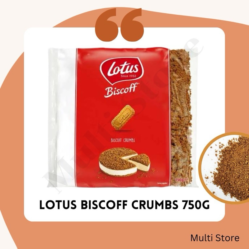 Lotus Biscoff Crumbs 750g - บิสคอฟครัมบ์ (คุ้กกี้คาราเมลบดสำเร็จรูป ...