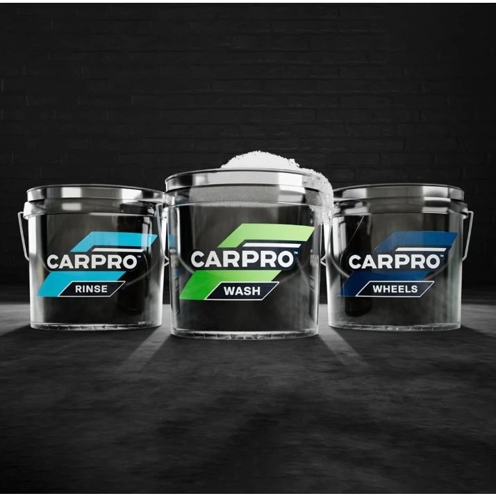 CARPRO Bucket wash labels 3 ps set ชุดสติกเกอร์สำหรับถังล้างรถ 3 แบบ ...