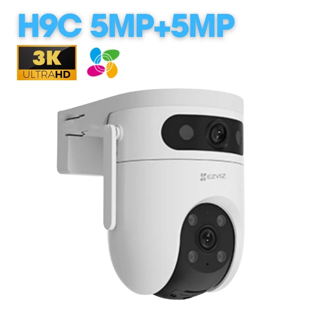 ⚡️กล้องวงจรปิดไร้สาย⚡️EZVIZ รุ่น H9C Dual 3K & 3K Dual-Lens Pan & Tilt ...