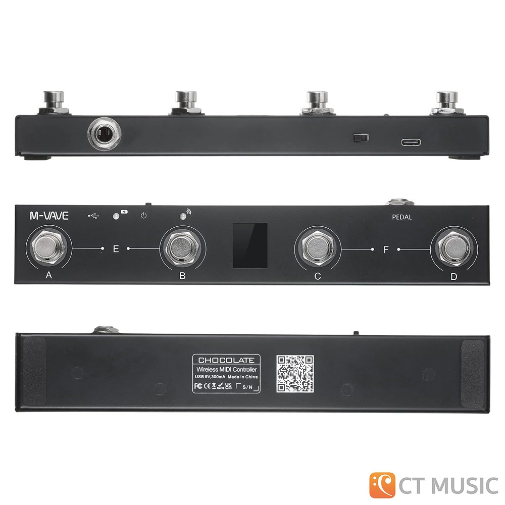 (ประกันศูนย์ไทย ส่งด่วนทันที) M-VAVE Chocolate Plus / Chocolate Wireless Midi Foot Controller ...