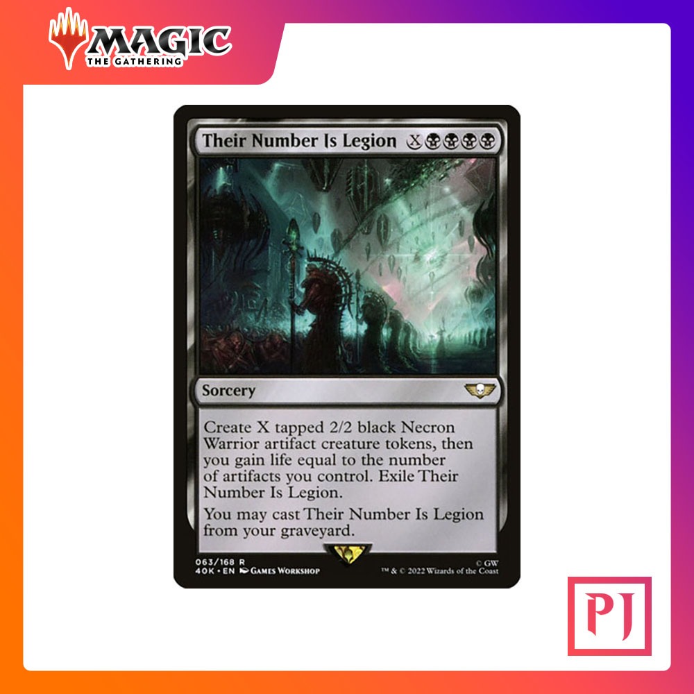 [MTG] Their Number Is Legion - Warhammer 40,000 [40K] [BLACK] [RARE ...