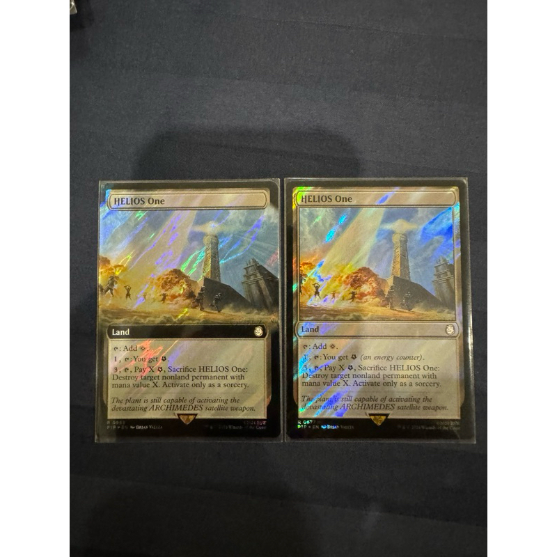 MTG Universes Beyond: Fallout Foil: HELIOS One (0677 - Surge Foil ...