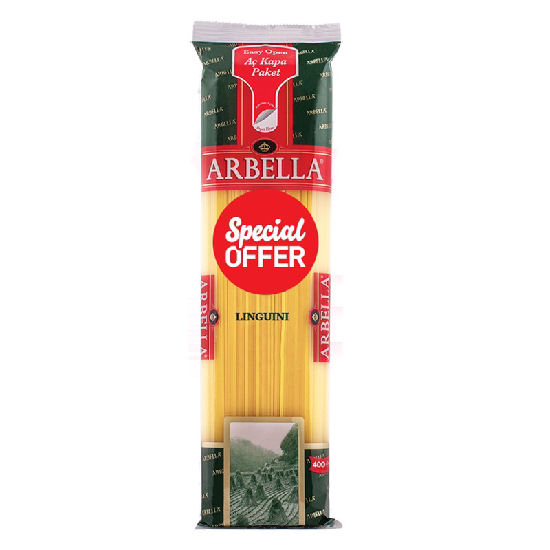 Arbella spaghetti/ linguine 500g. fl สปาเก็ตตี้ ลินกวินี ขนาด500กรัม ...