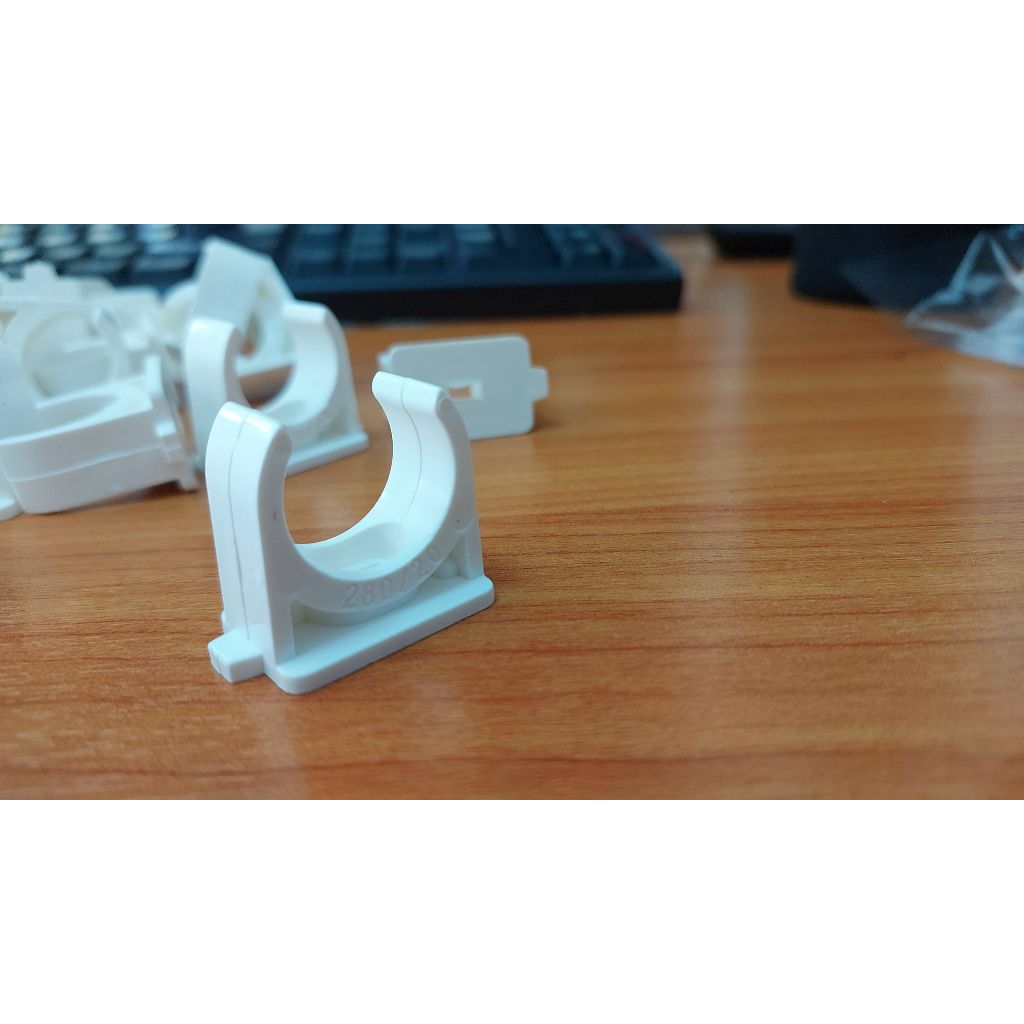 CLIPSAL แคลมป์ uPVC สีขาว 20มิล E280/20 CLIPSAL (จำหน่ายยกแพ็ค ...