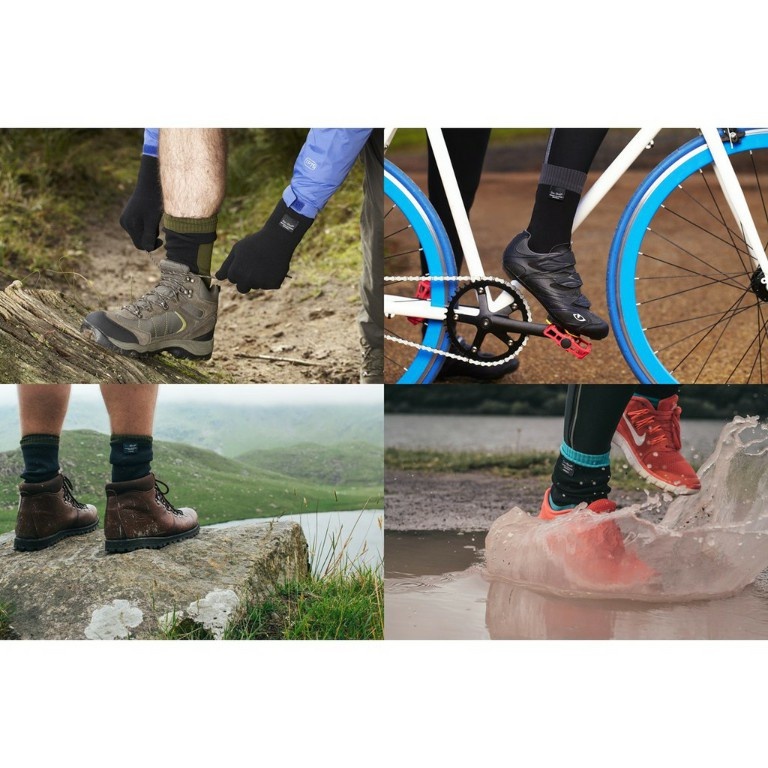 DexShell ถุงเท้ากันน้ำ (กันหนาว Level 5) รุ่น Terrain Walking 2.0 Socks | Shopee Thailand