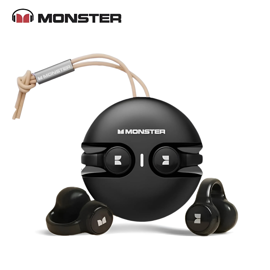 Monster XKT21 หูฟังบลูทูธไร้สาย สำหรับเล่นเกม ฟังเพลงชัดเจน สวมใส่สบาย ...