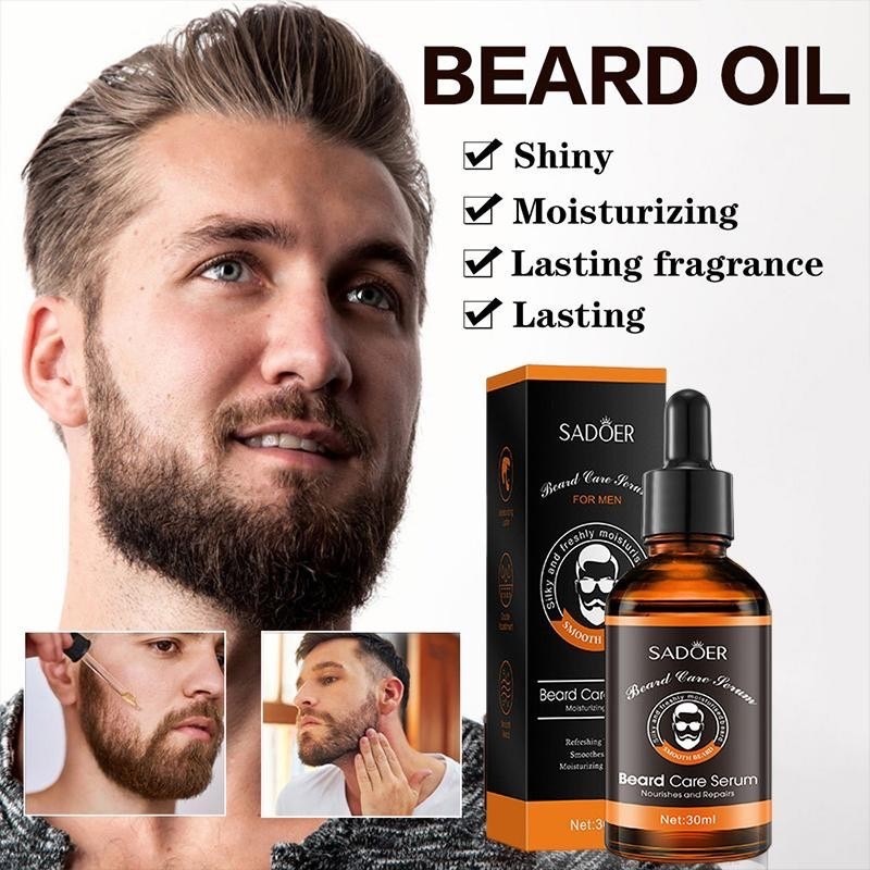 SADOER FOR MEN Beard Care Serum เซรั่มปลูกหนวด เครา คิ้ว ผม จอน 30 ml. | Shopee Thailand
