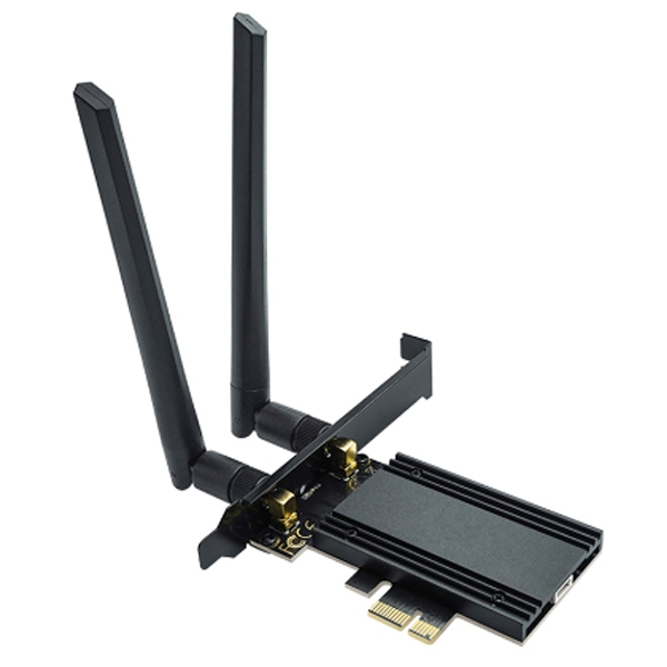 การ์ด WIFI 6E & BLUETOOTH 5.3 รุ่น AX5400Mbps INTEL AX210 PCIe X1 WIRELESS CONTROLLER NETWORKING ...