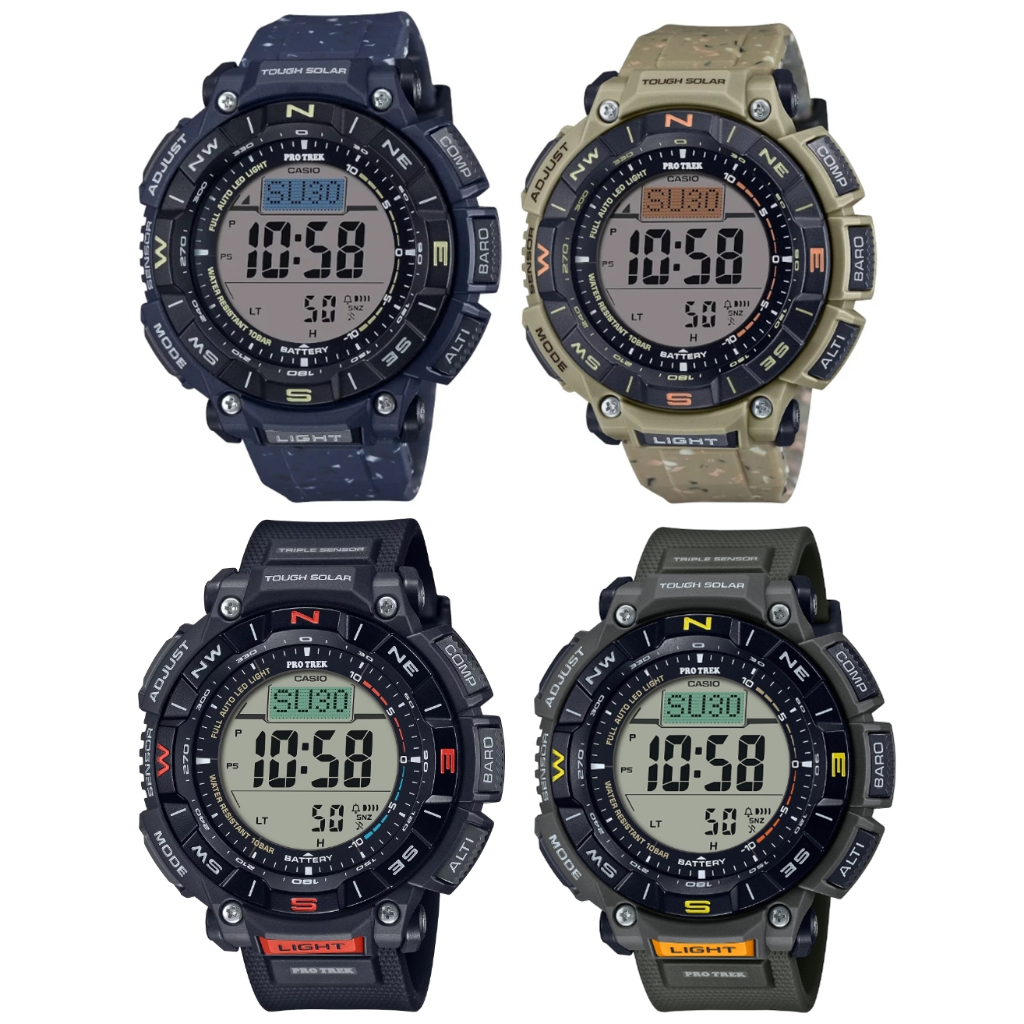 Casio Protrek PRG-340 PRG-340-1 PRG-340-3 ของแท้รับประกันศูนย์(PRG-340-1 ดำ) | Shopee Thailand