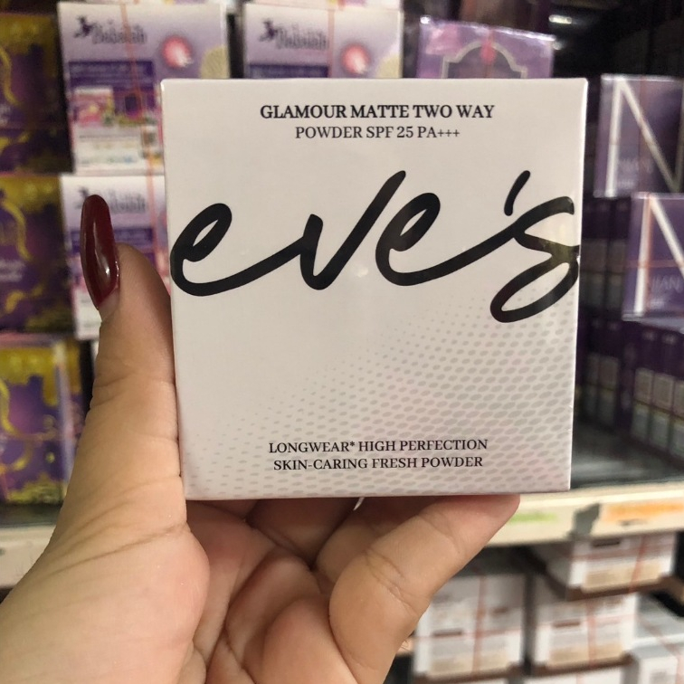 แป้งพัฟอีฟส์ EVE'S Glamour Matte Two Way Powder SPF 25 PA+++ | Shopee ...