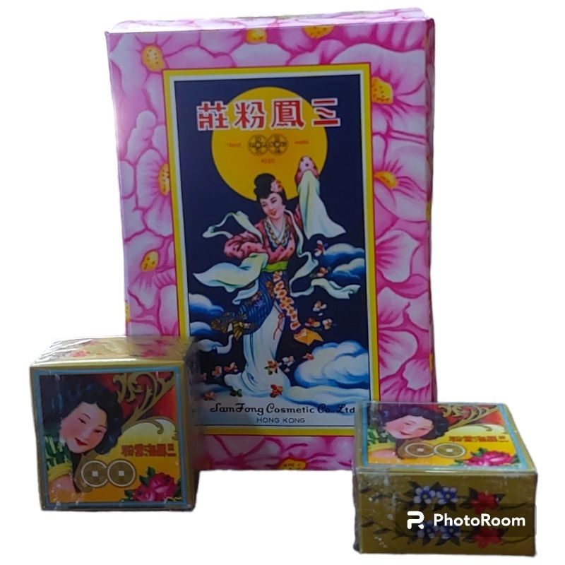 แป้งจีนตลับเนื้อสีขาว โดย Sam Fong Cosmetic Co.,Ltd. | Shopee Thailand