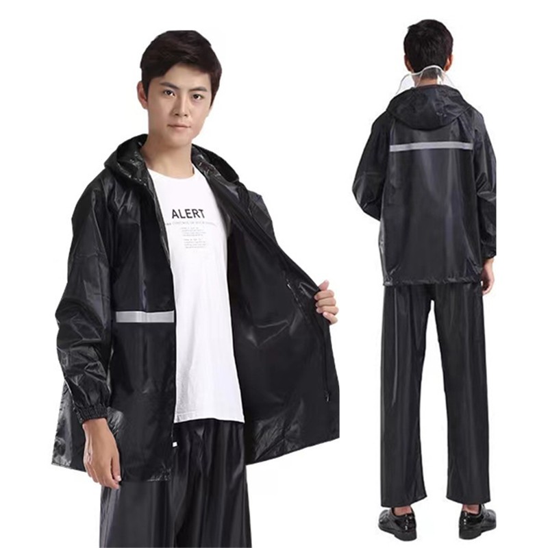 Premium Raincoat Rainsuit พรีเมี่ยม เสื้อกันฝนแบบหนา ชุดกันฝน เสื้อกัน ...