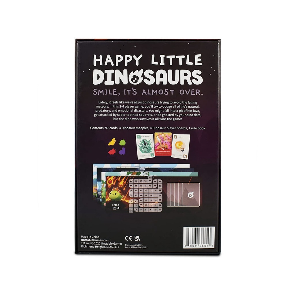 [ของแท้] Happy Little Dinosaurs/ 5-6 Players/ Dating Disasters/ Peril ...
