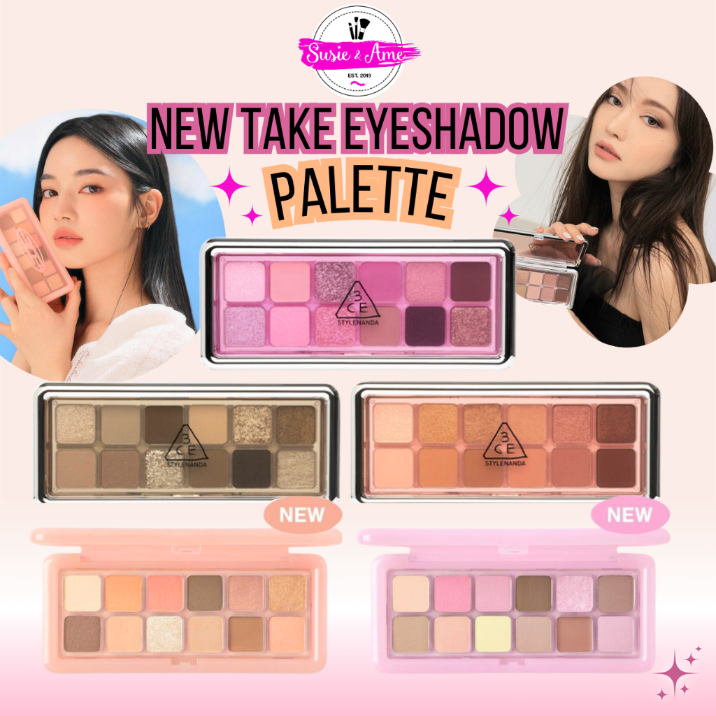 พร้อมส่ง ถูกที่สุด ของแท้ 3CE NEW TAKE EYESHADOW PALETTE 9.5 g. พาเลต ...