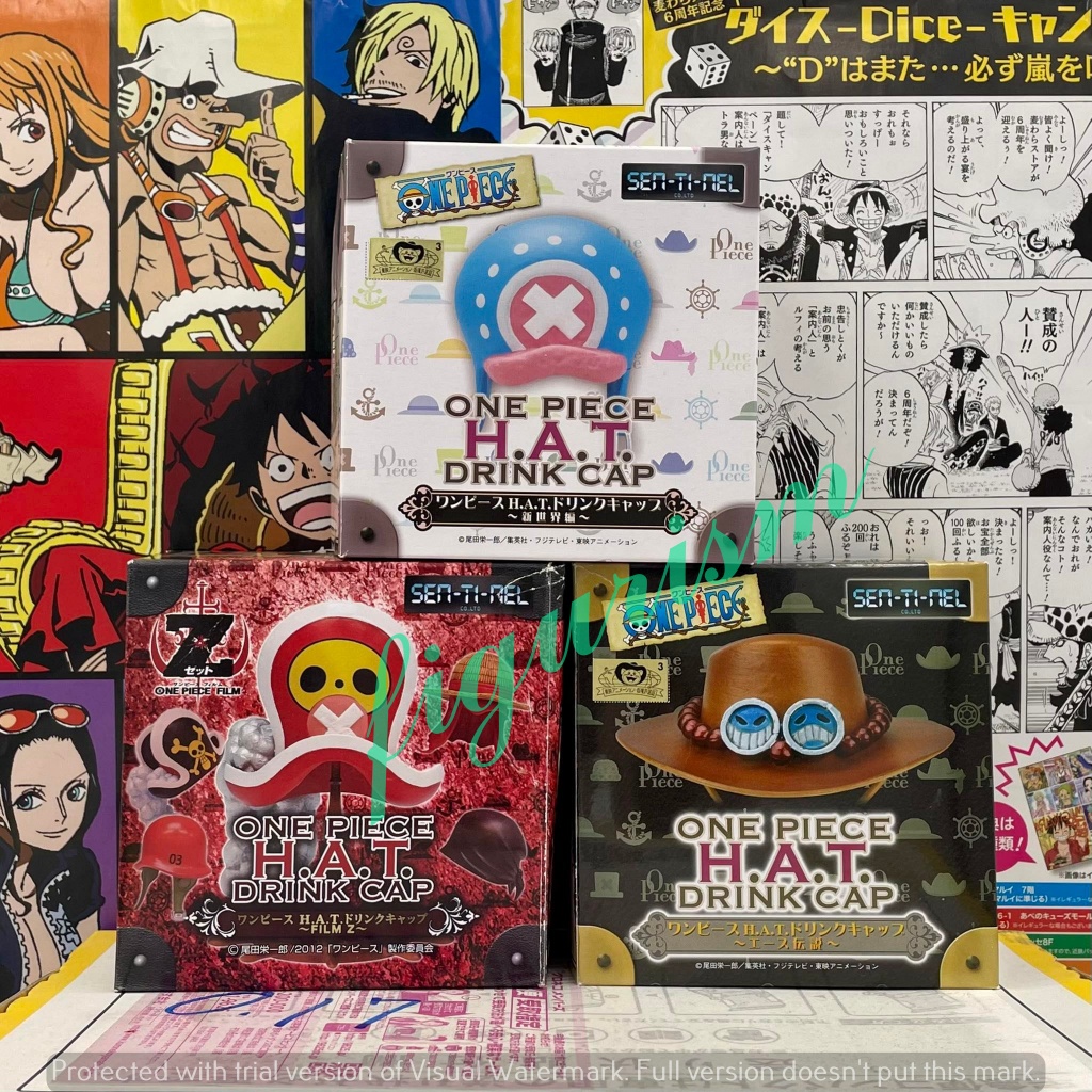 🔥 One piece H.A.T. Drink Cap หมวกปิดฝาขวดน้ำ วันพีซ 🔥 แท้ ญี่ปุ่น💯 ...