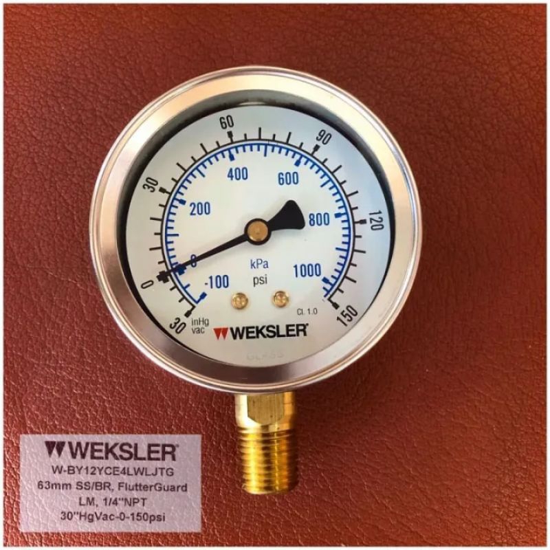 PRESSUR GAUGE Weksler BY12 หน้าปัด 21/2แรงดันน้ำมันเมื่อลูกค้าต้องการมี ...