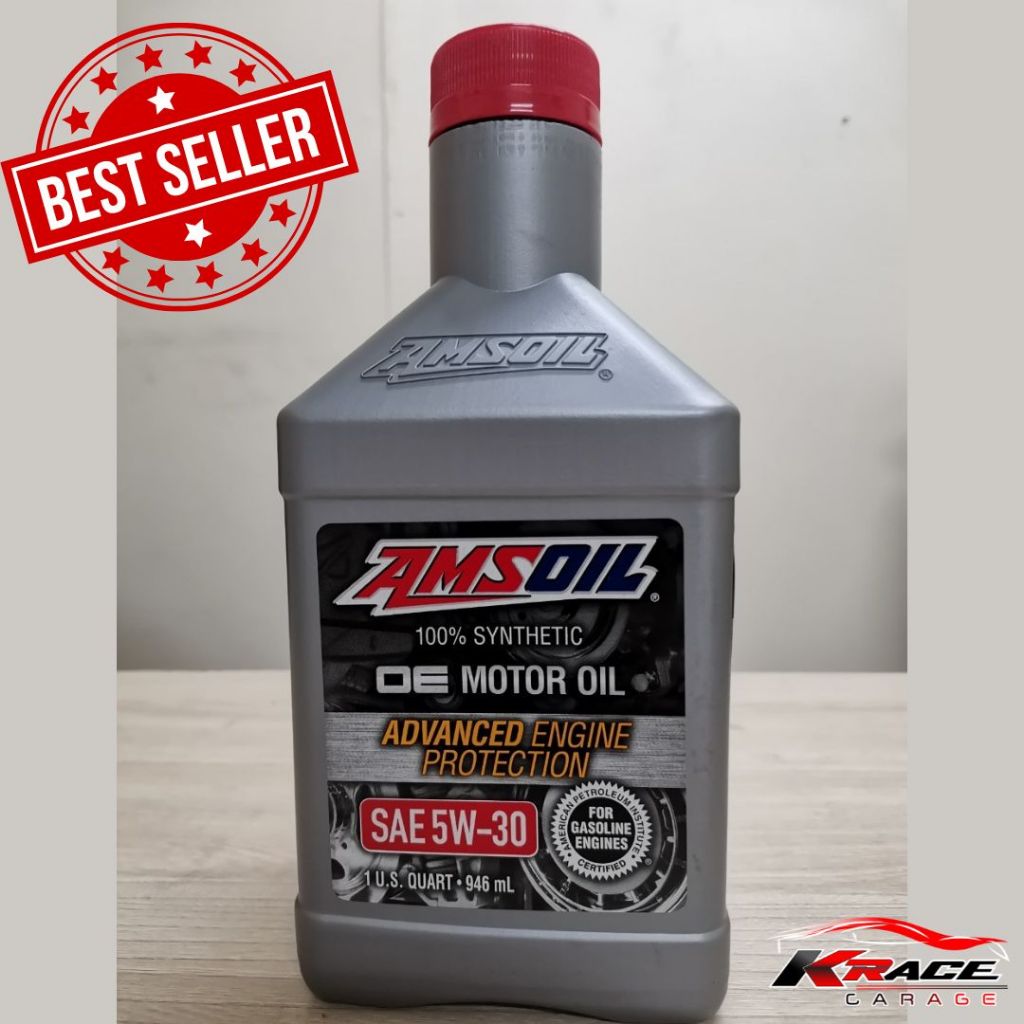 น้ำมันเครื่อง AMSOILOE Advance Engine Protection Synthetic Motor Oil 5W-30 ขนาด 0.946 ลิตร ...