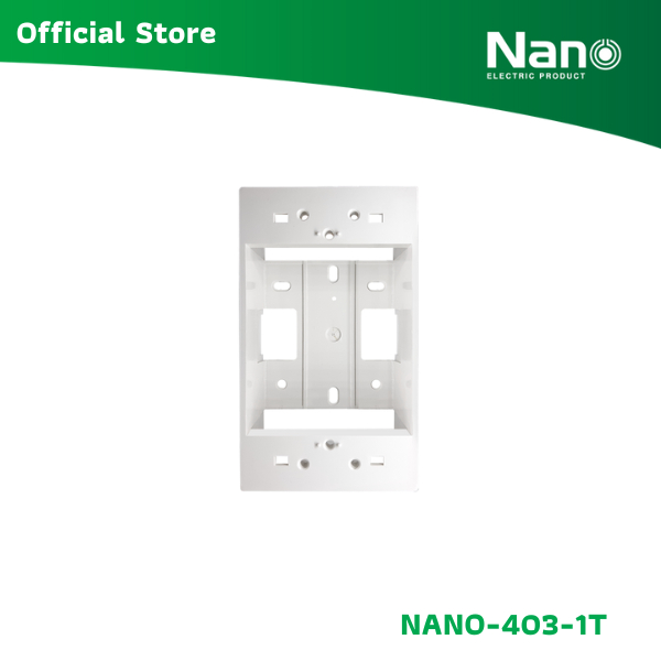 NANO กล่องลอยขอบเหลี่ยม (แบบหนา) 2x4x1.5" (50 ชิ้น/กล่อง) รุ่น NANO-403-1T | Shopee Thailand