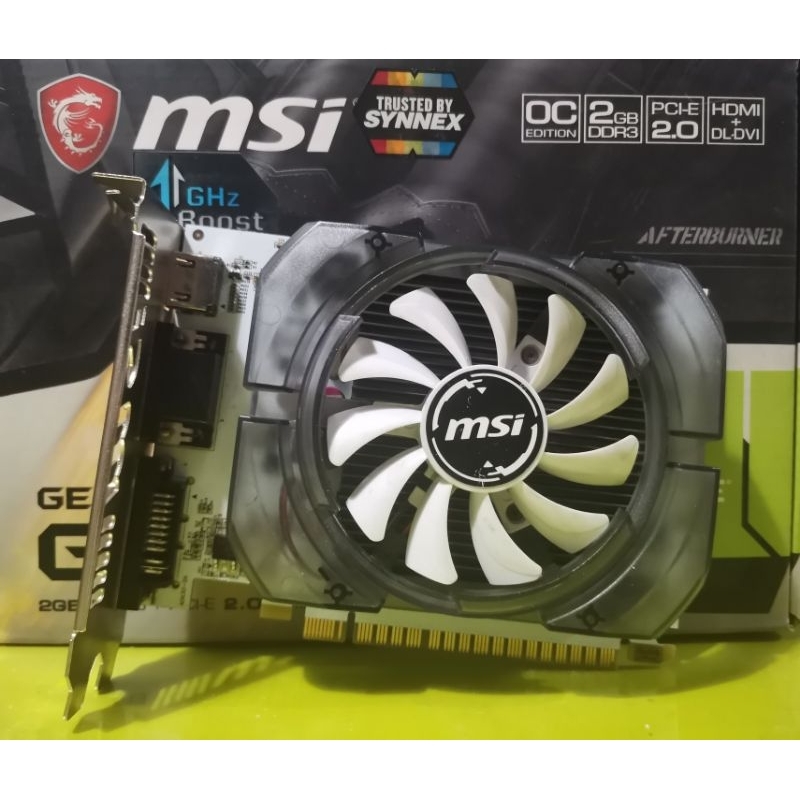 การ์ดจอ MSI รุ่น NVIDIA GeForce GT 730 2GB DDR3 (no box) มือสอง ไม่มีกล่อง | Shopee Thailand