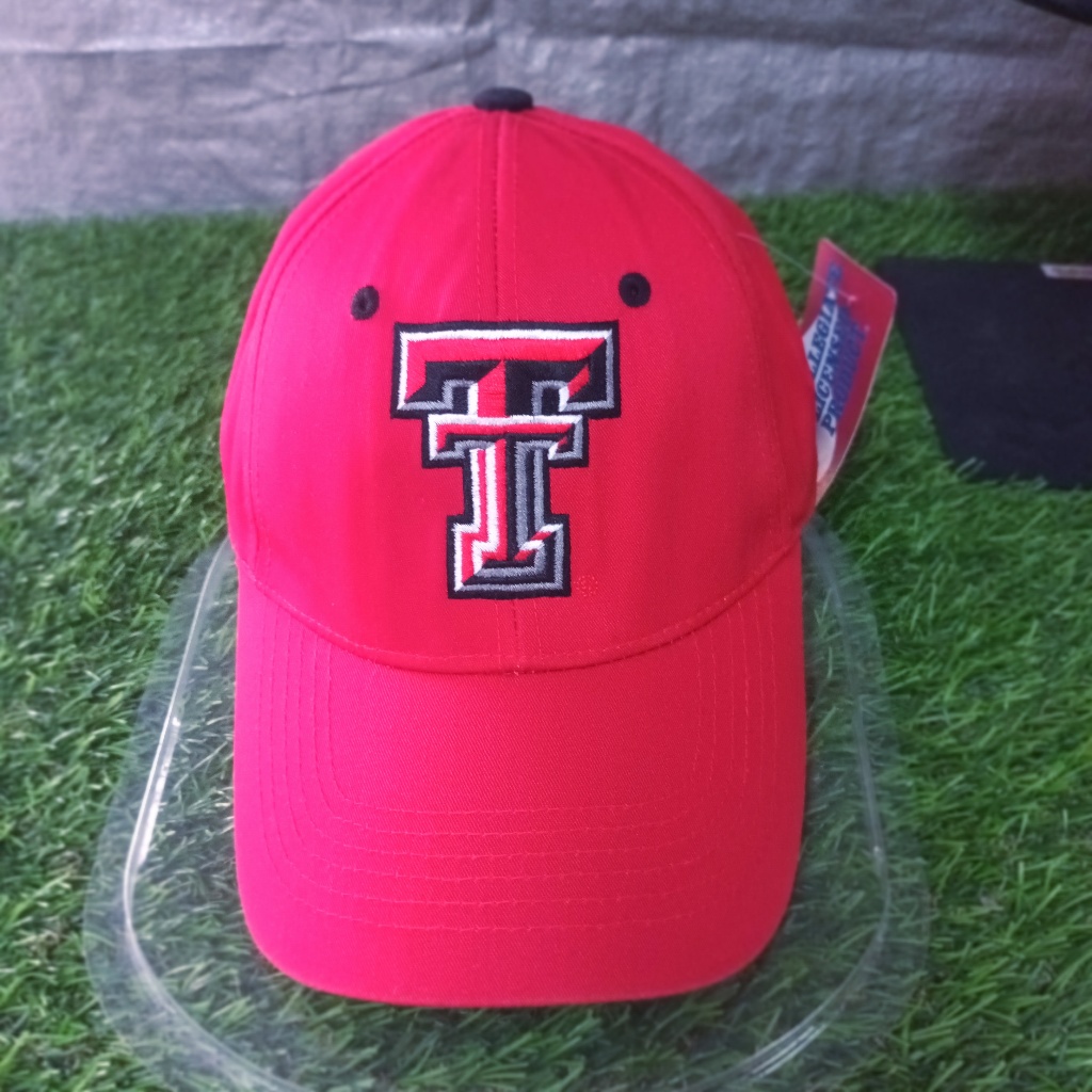 Texas Tech baseball cap adjustable size, read info.. เท็กซัสเทค หมวกเบส ...