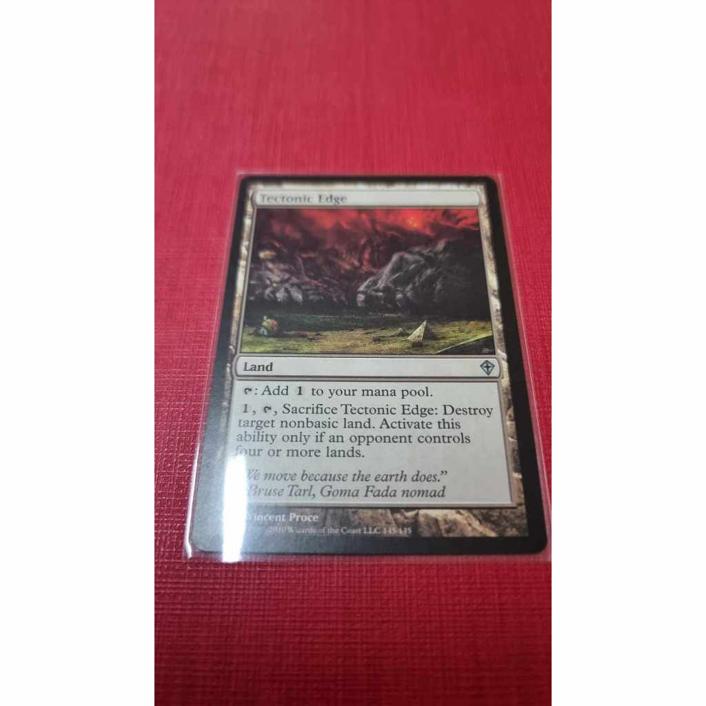 Tectonic Edge การ์ด Magic The Gathering ของแท้จากชุด Worldwake | Shopee ...