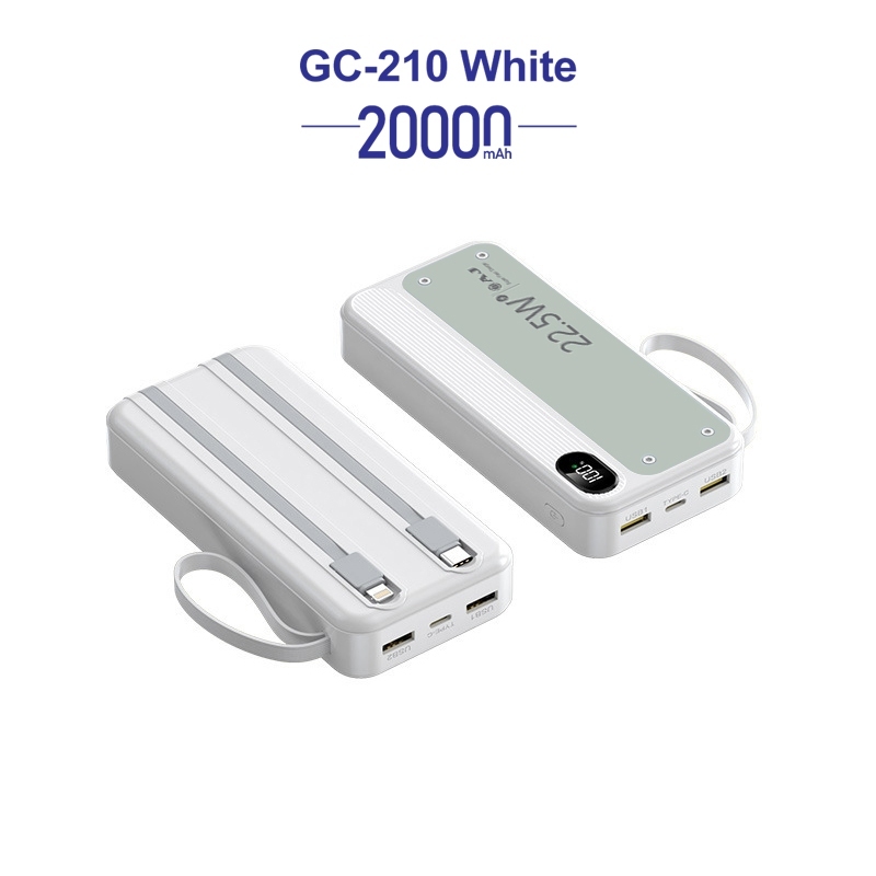 AJ เพาเวอร์เเบงค์ 2in1 รุ่น GC-100 /GC-210 / GC-31 รองรับชาร์จเร็ว 22 ...