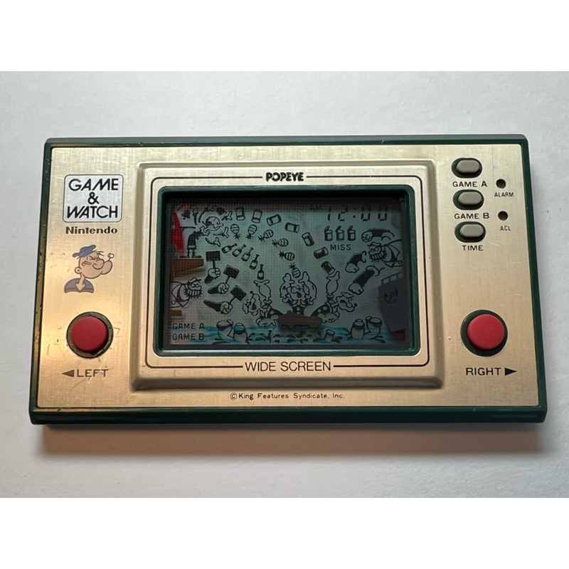 Nintendo Game And Watch Popeye หน้าจอกว้าง 1981 ส่งตรงจากญี่ปุ่น หายาก ...